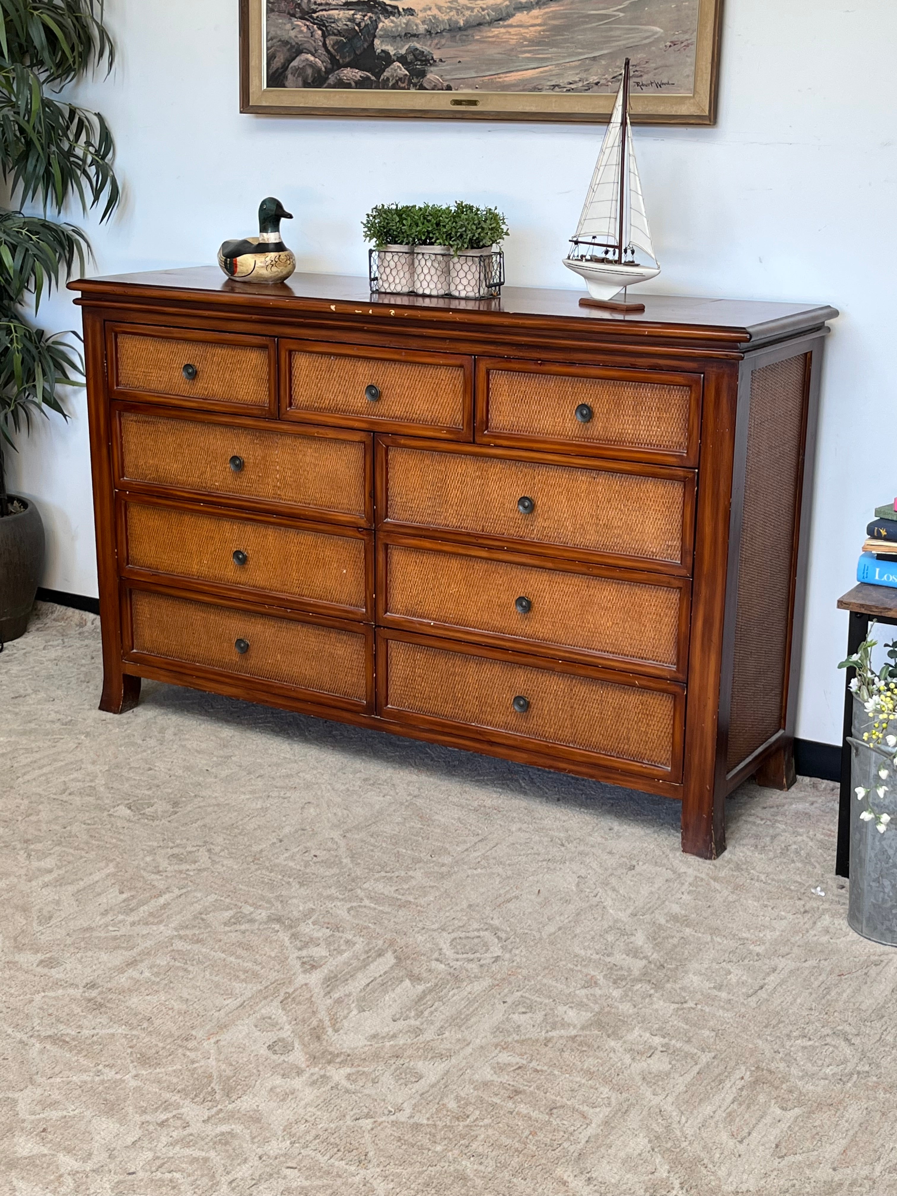 Bohemian Style 9 Drawer Dresser – SAN GABRIEL VALLEY HABITAT FOR HUMANITY